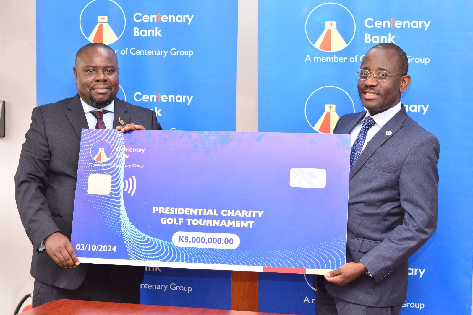 Centenary Bank Contributes K5 Million to Presidential Charity Initiative
